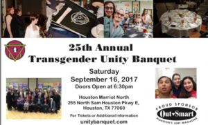 25th Houston Transgender Unity Banquet – TFA Houston